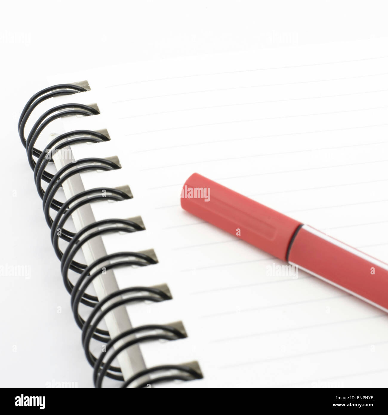 red pen isolated on white background Stock Photo - Alamy