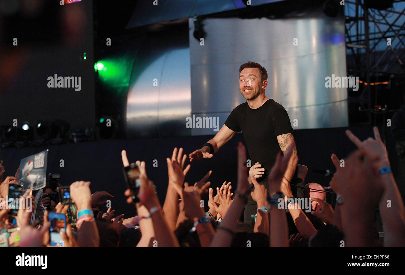 Las Vegas, Nevada, USA. 9th May, 2015. Tim McIlrath lead singer of ...