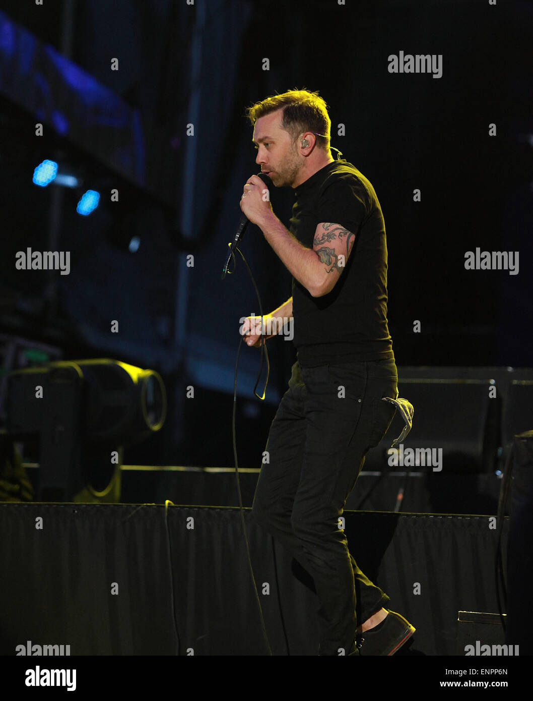 Las Vegas, Nevada, USA. 9th May, 2015. Tim McIlrath lead singer of ...