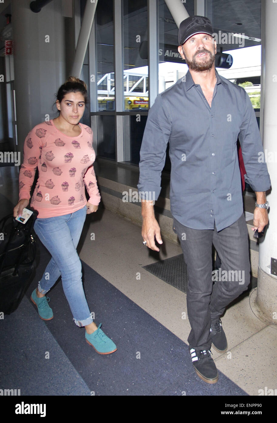 Lorenzo Lamas and Shawna Craig depart Los Angeles International Airport ...