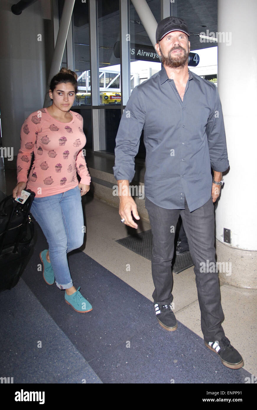 Lorenzo Lamas and Shawna Craig depart Los Angeles International Airport ...