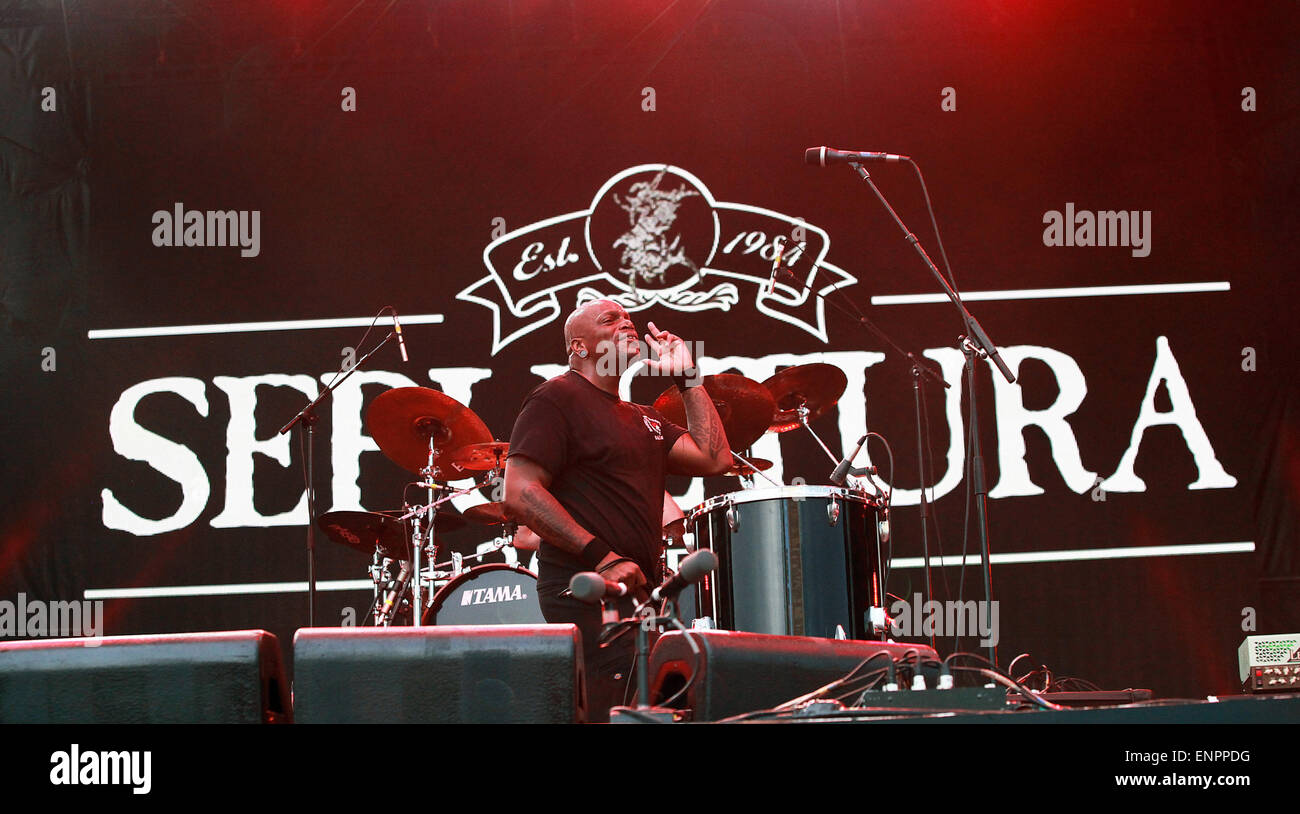 Las Vegas, Nevada, USA. 9th May, 2015. Derek Green lead singer of ...