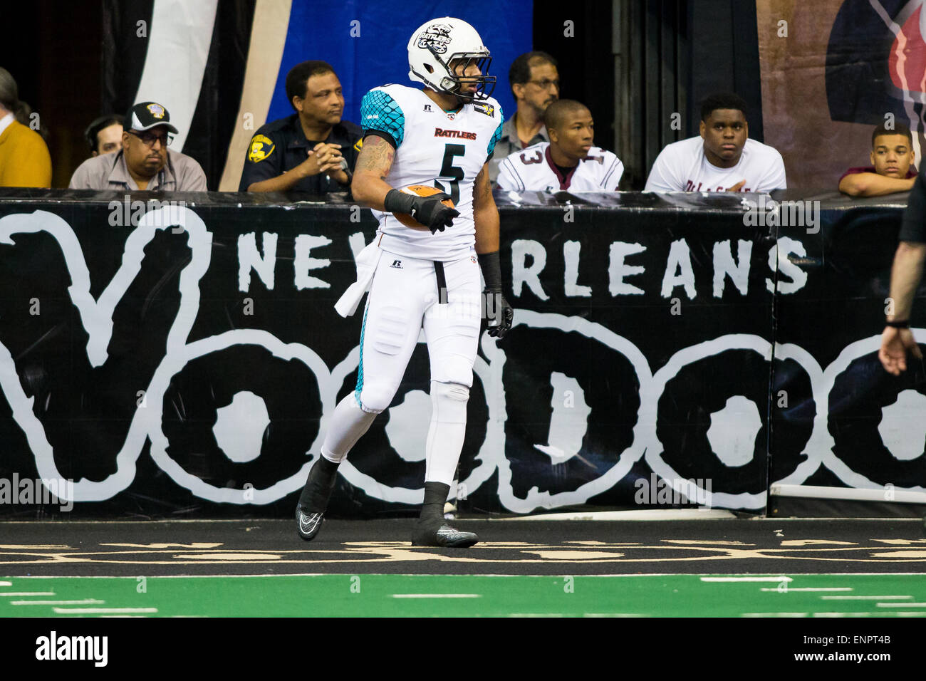 New Orleans, LA, USA. 9th May, 2015. Arizona Rattlers wr Darrin Moore ...