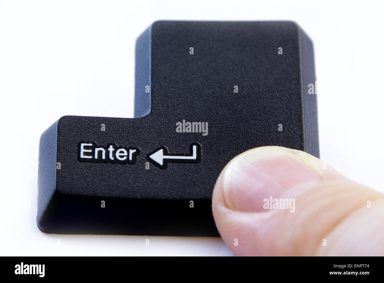 Finger pushing hi-res stock photography and images - Alamy