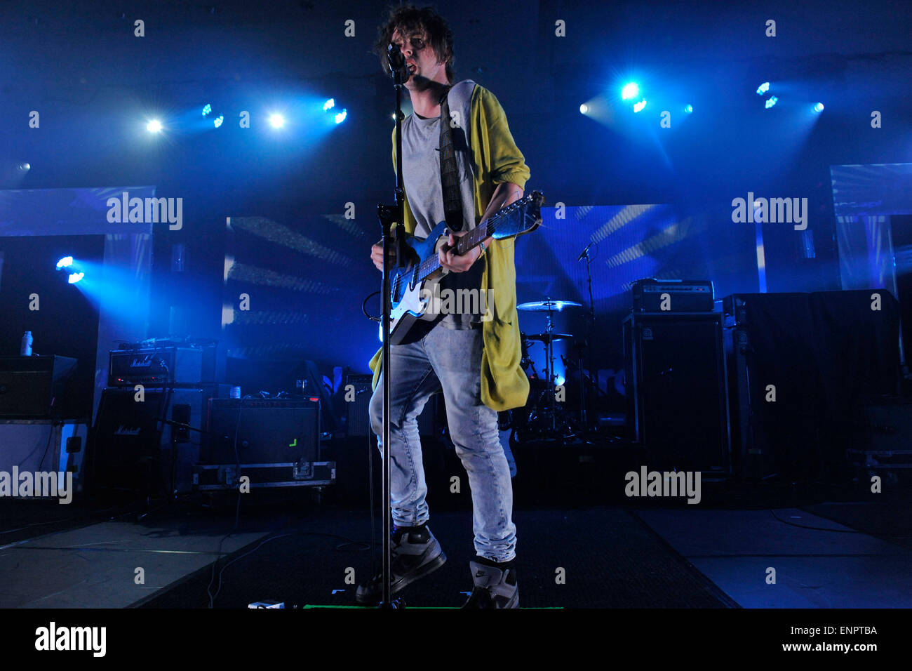 Toronto, Canada - 9th May 2015. Broncho with lead singer Ryan Lindsey ...