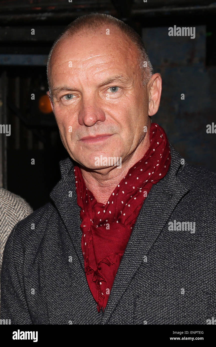 Backstage at the Broadway musical The Last Ship at the Neil Simon ...