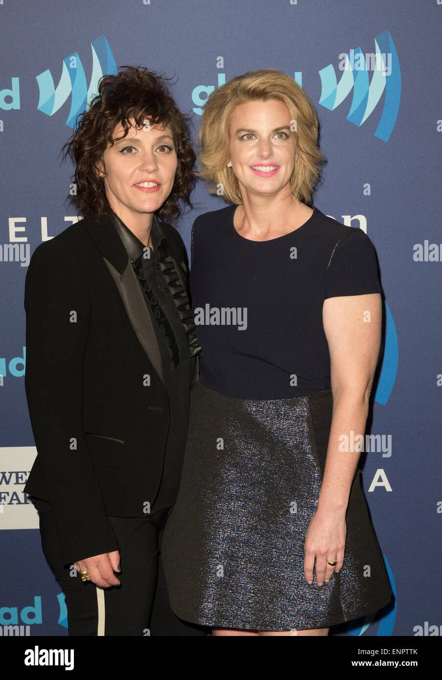 guest, Sarah Kate Ellis at arrivals for 26th Annual GLAAD Media Awards ...