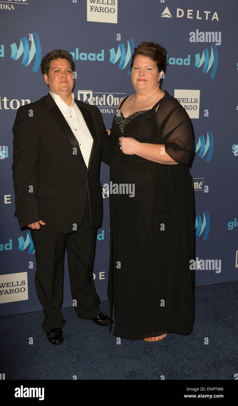 Crystal Moore, guest at arrivals for 26th Annual GLAAD Media Awards ...