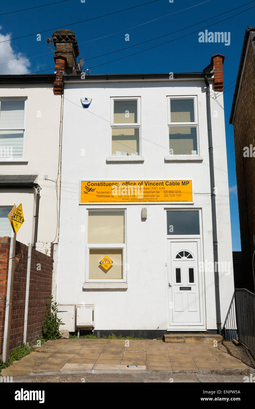 Constituency office and General Election posters / poster for Dr Vince ...