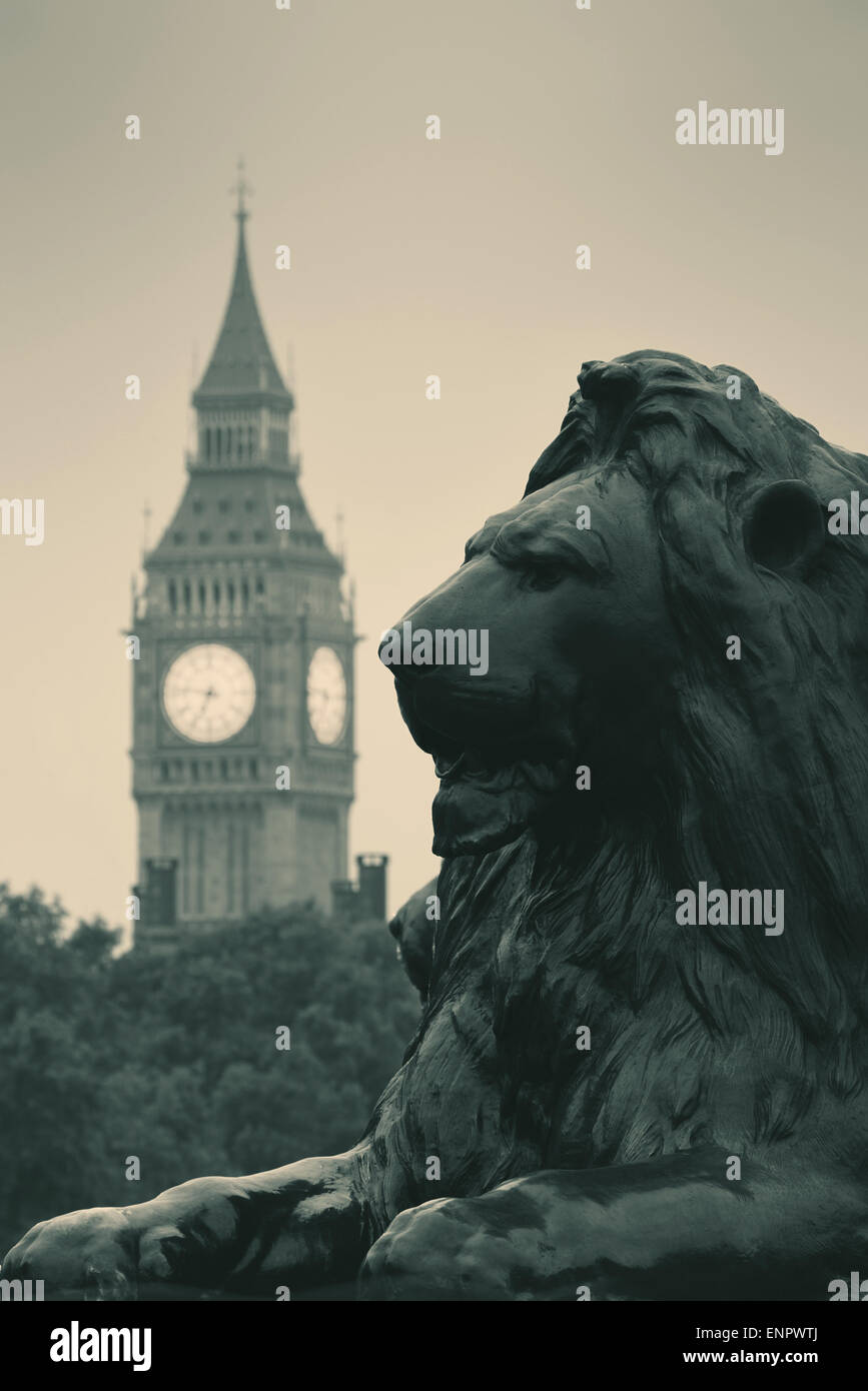 Statue and big ben hi-res stock photography and images - Alamy