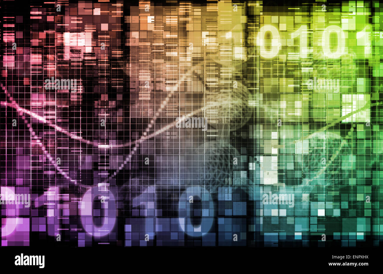 Digital Communication on the Internet with Data Stock Photo - Alamy