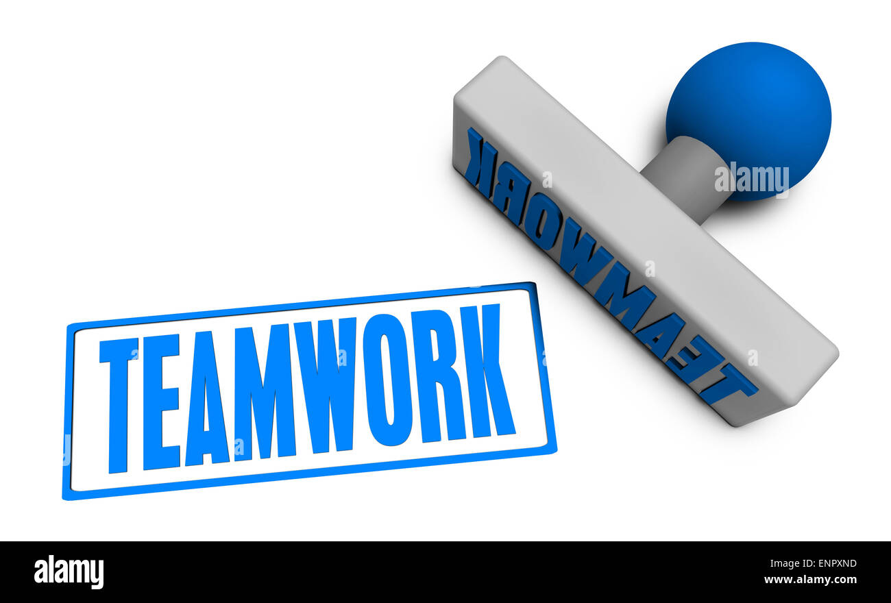 Teamwork stamp hi-res stock photography and images - Alamy