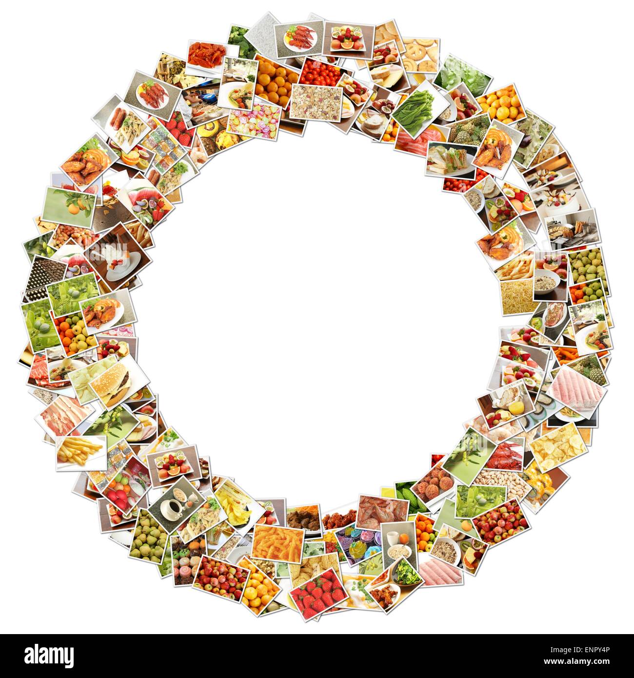 Letter O Uppercase Font Shape Alphabet Collage Stock Photo - Alamy