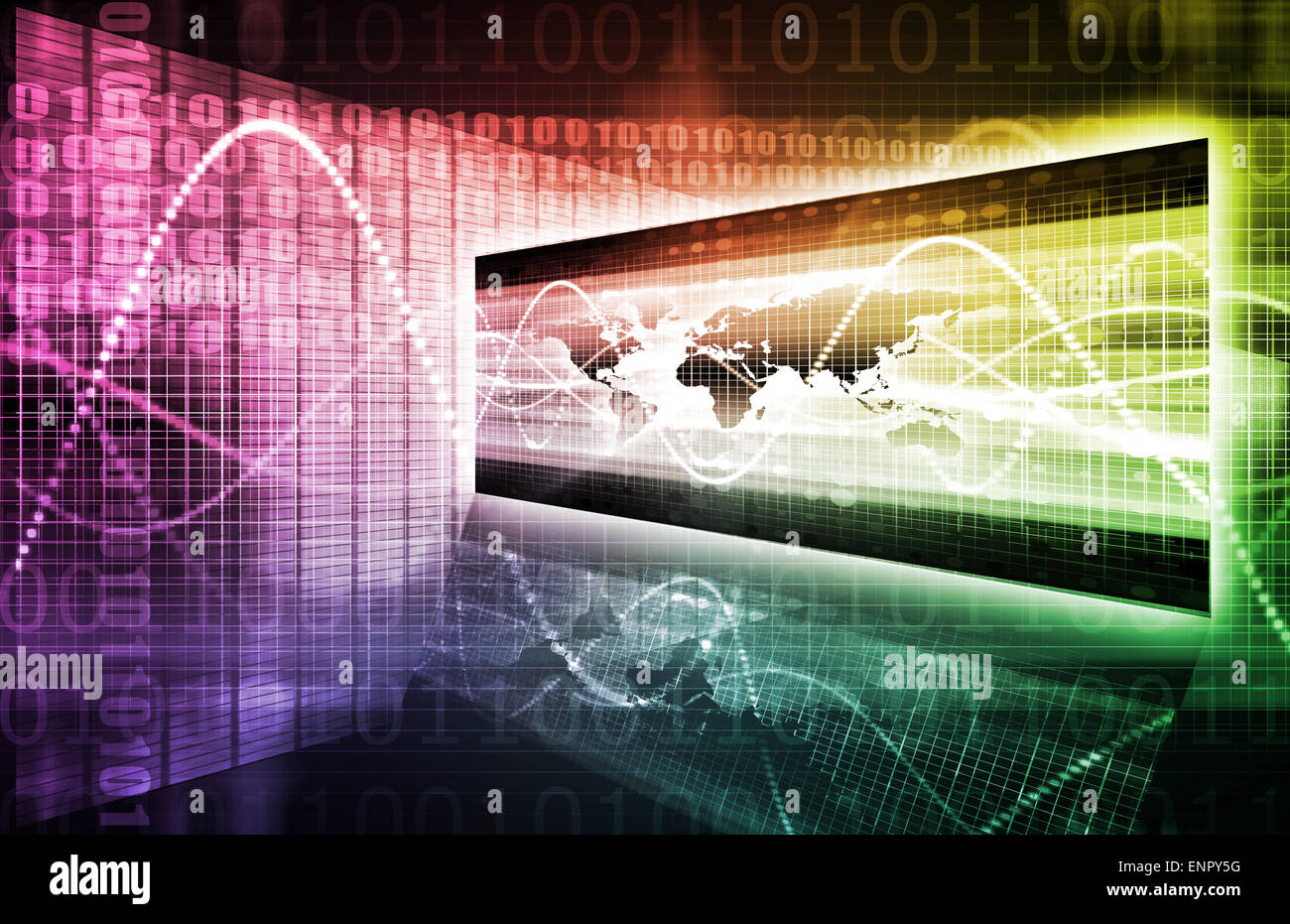 Ecommerce Digital Background with Binary Transaction Data Stock Photo ...