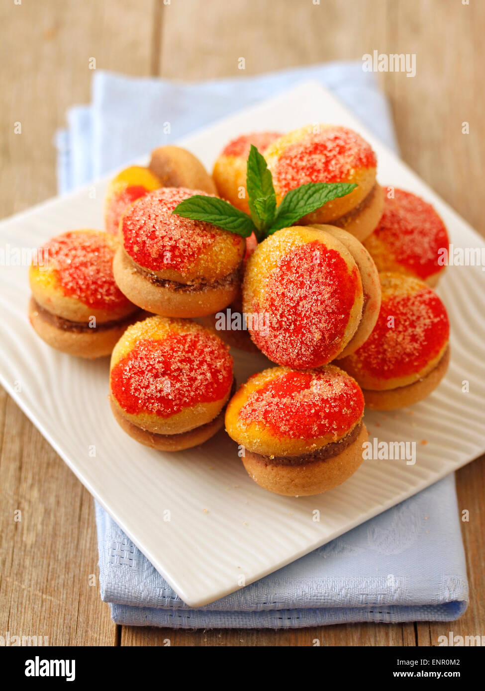 Colored cookies hi-res stock photography and images - Alamy