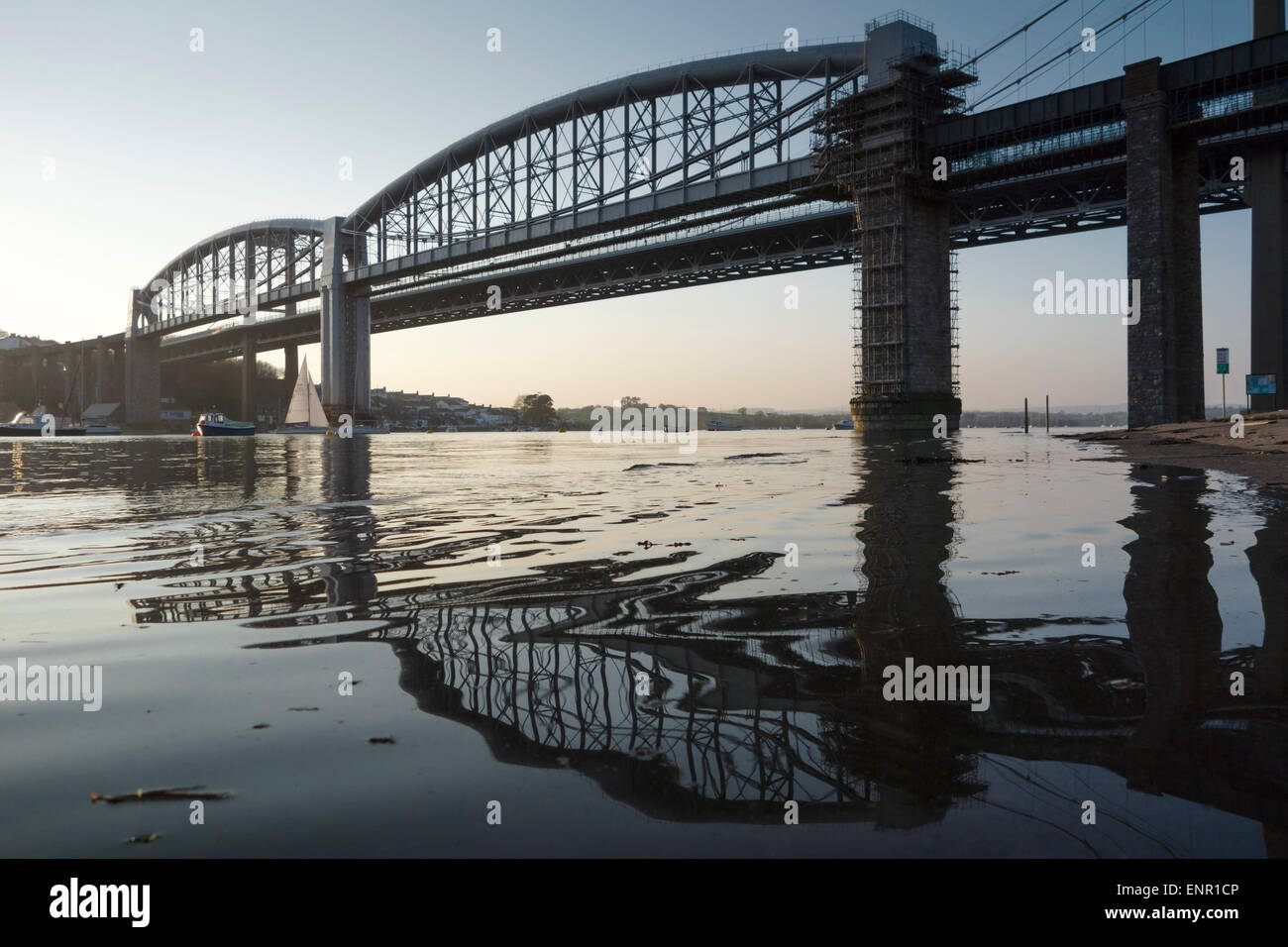 Brunel bridge saltash devon cornwall hi-res stock photography and ...