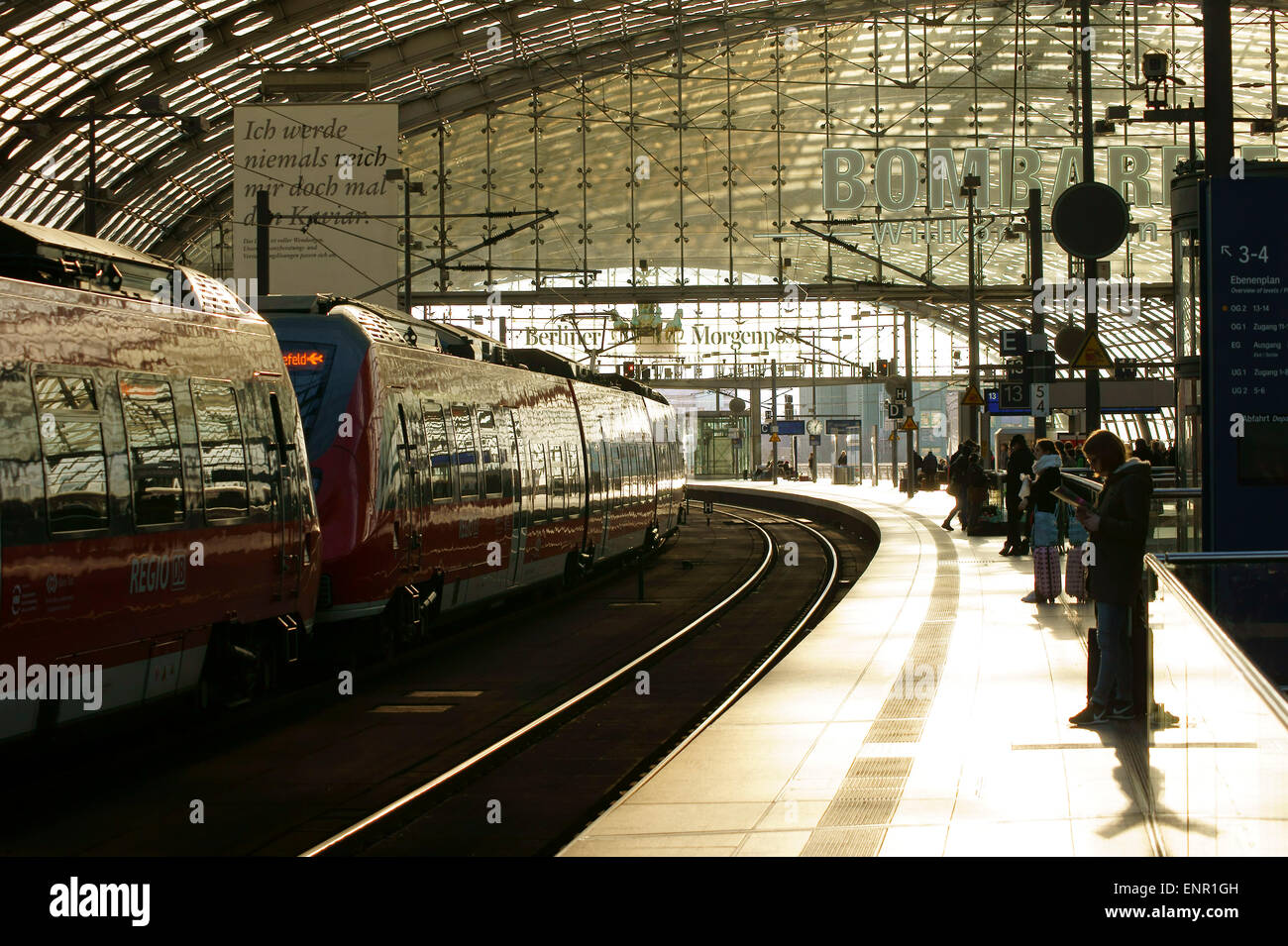 Berlin Main Station Stock Photo - Alamy