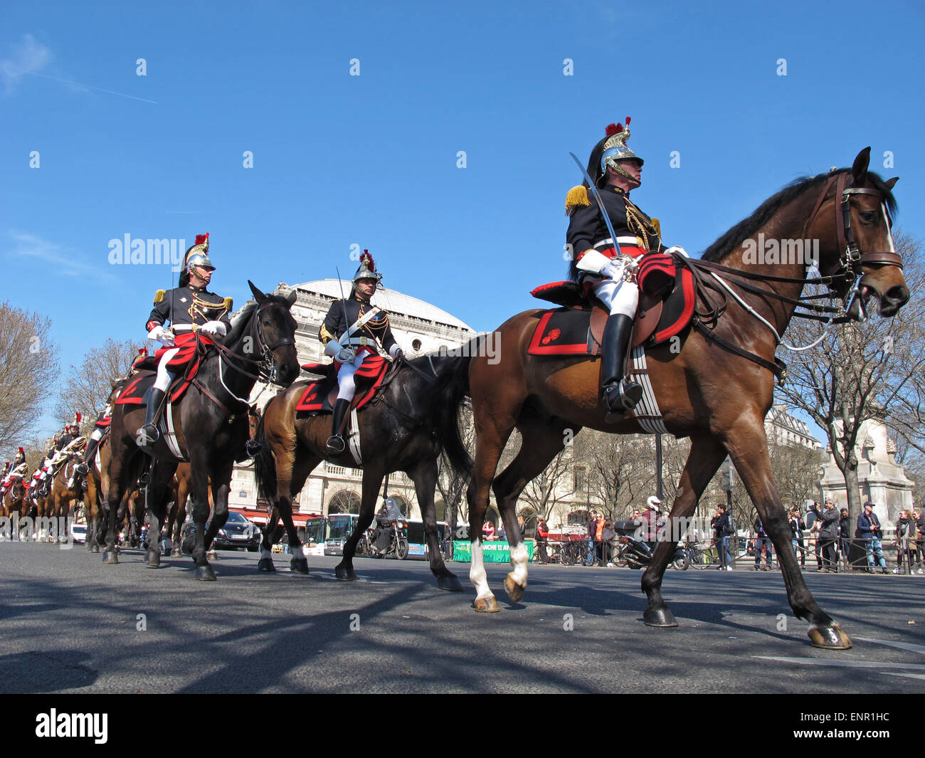 Of the cavalry regiment of the garde republicaine hi-res stock ...