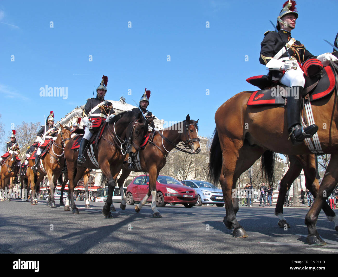 Of the cavalry regiment of the garde republicaine hi-res stock ...