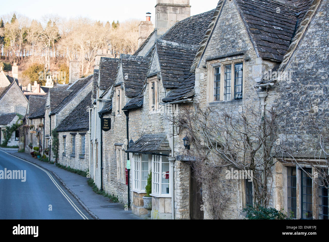 Pretty quaint village of Castle Combe, Wiltshire,England. Steven ...