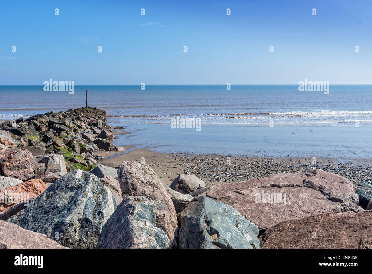 Rock groyne hi-res stock photography and images - Alamy