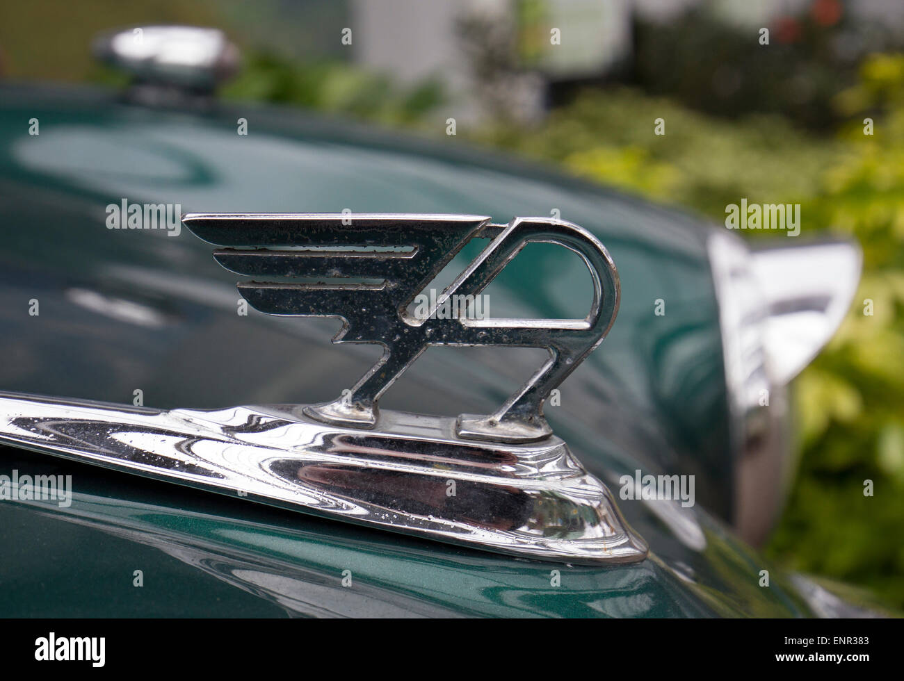 Austin Flying Bonnet Badge Brand New Chrome Finish on display car at ...