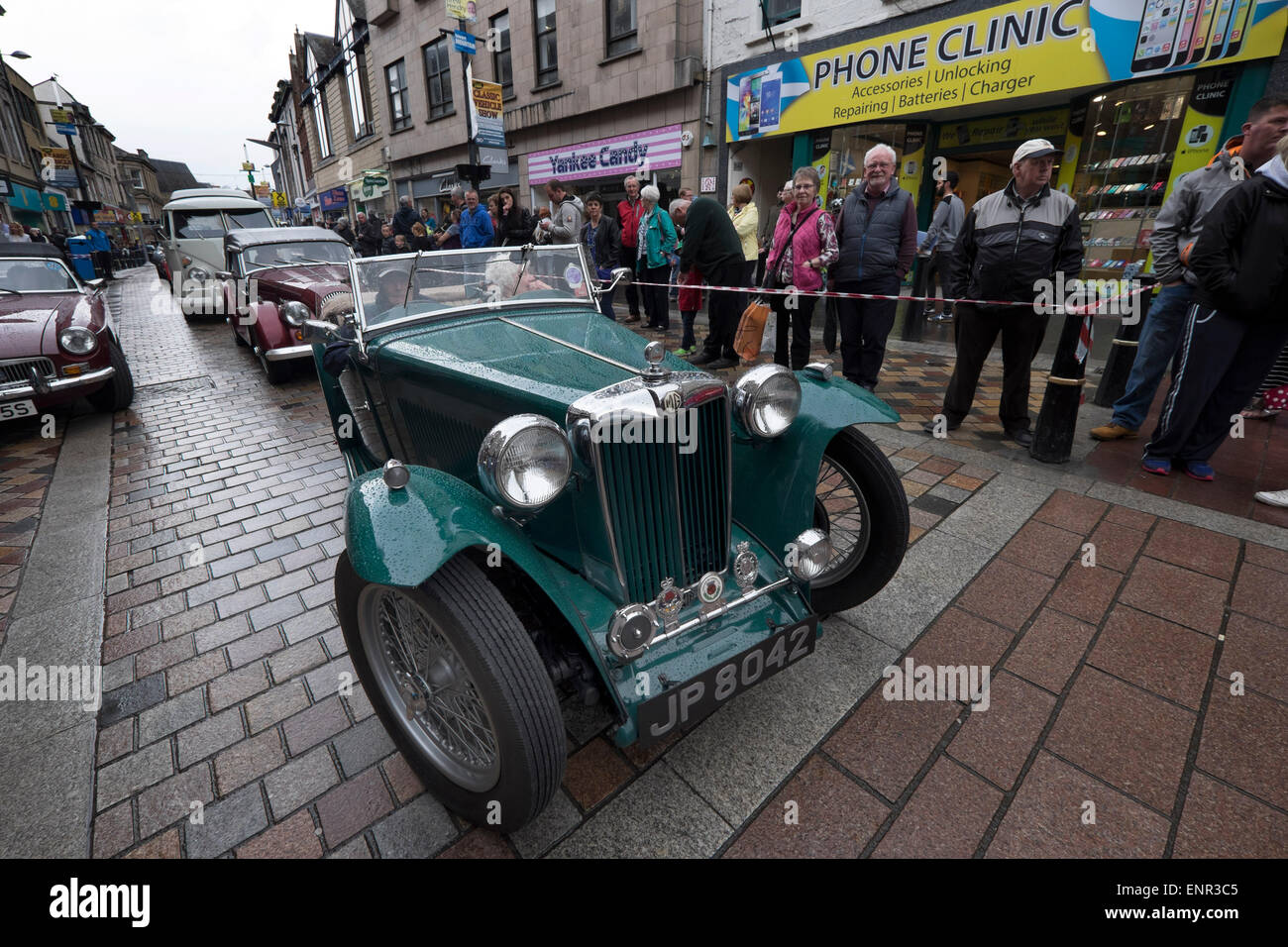 Classic cars in Inverness Stock Photo - Alamy