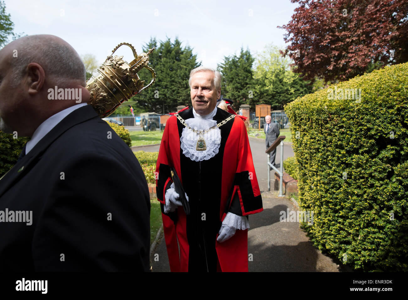The Mayor of Bromley enters his Civic Service at St George’s Chapel ...