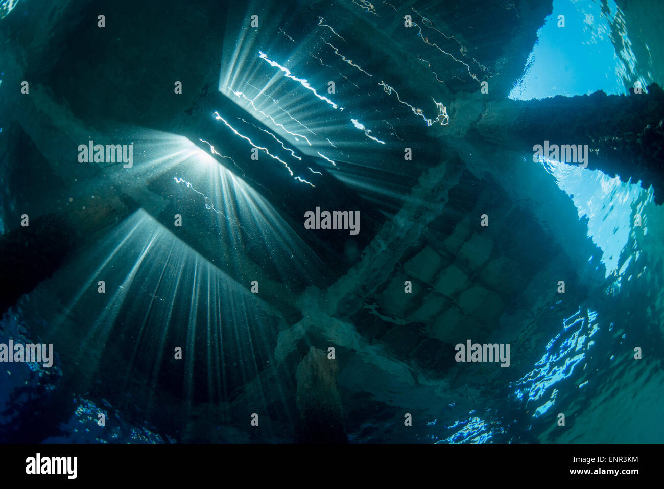 Underwater sun rays hi-res stock photography and images - Alamy