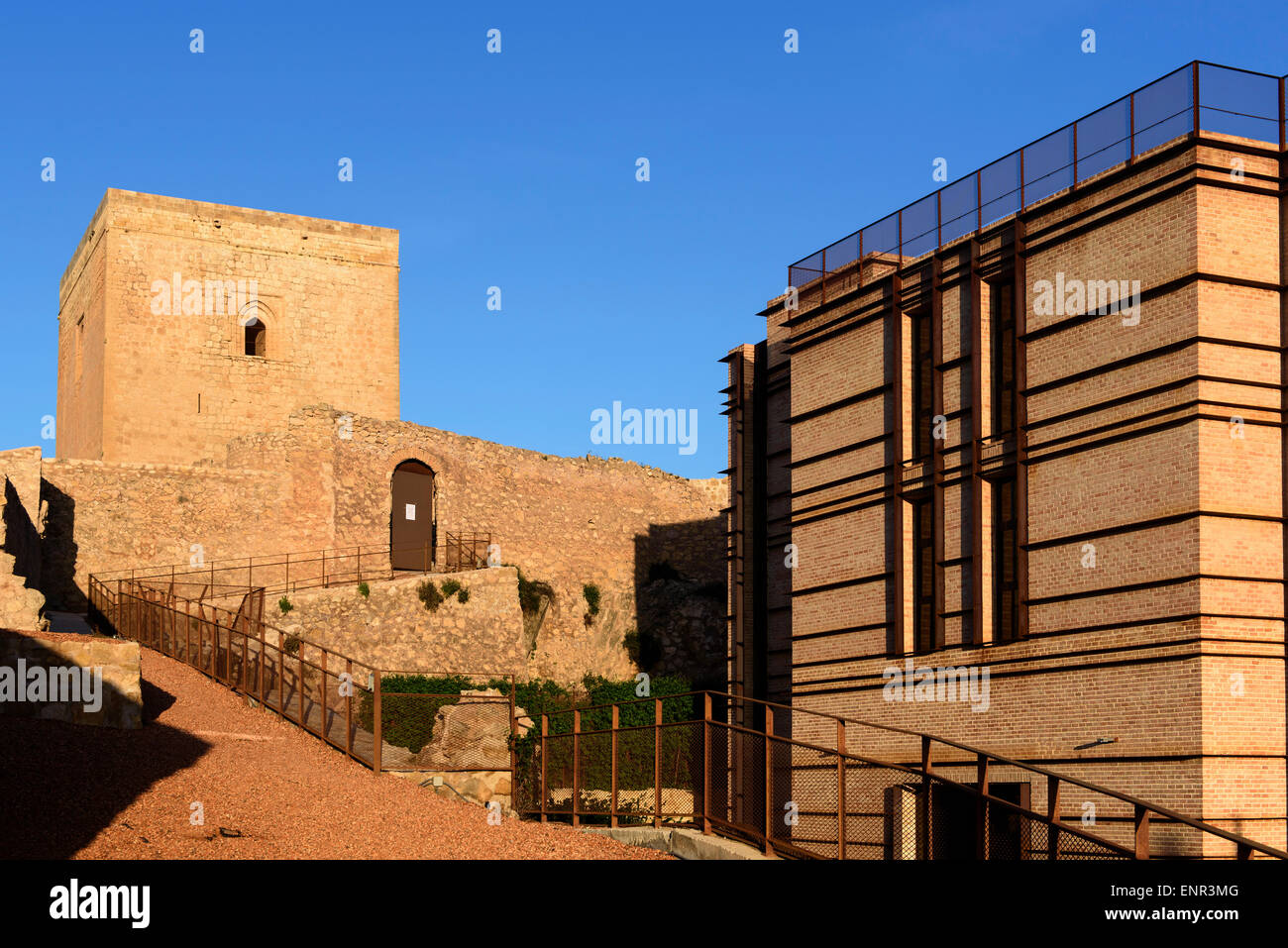 Parador Castillo de Lorca, Provinz Murcia, Spain Stock Photo - Alamy