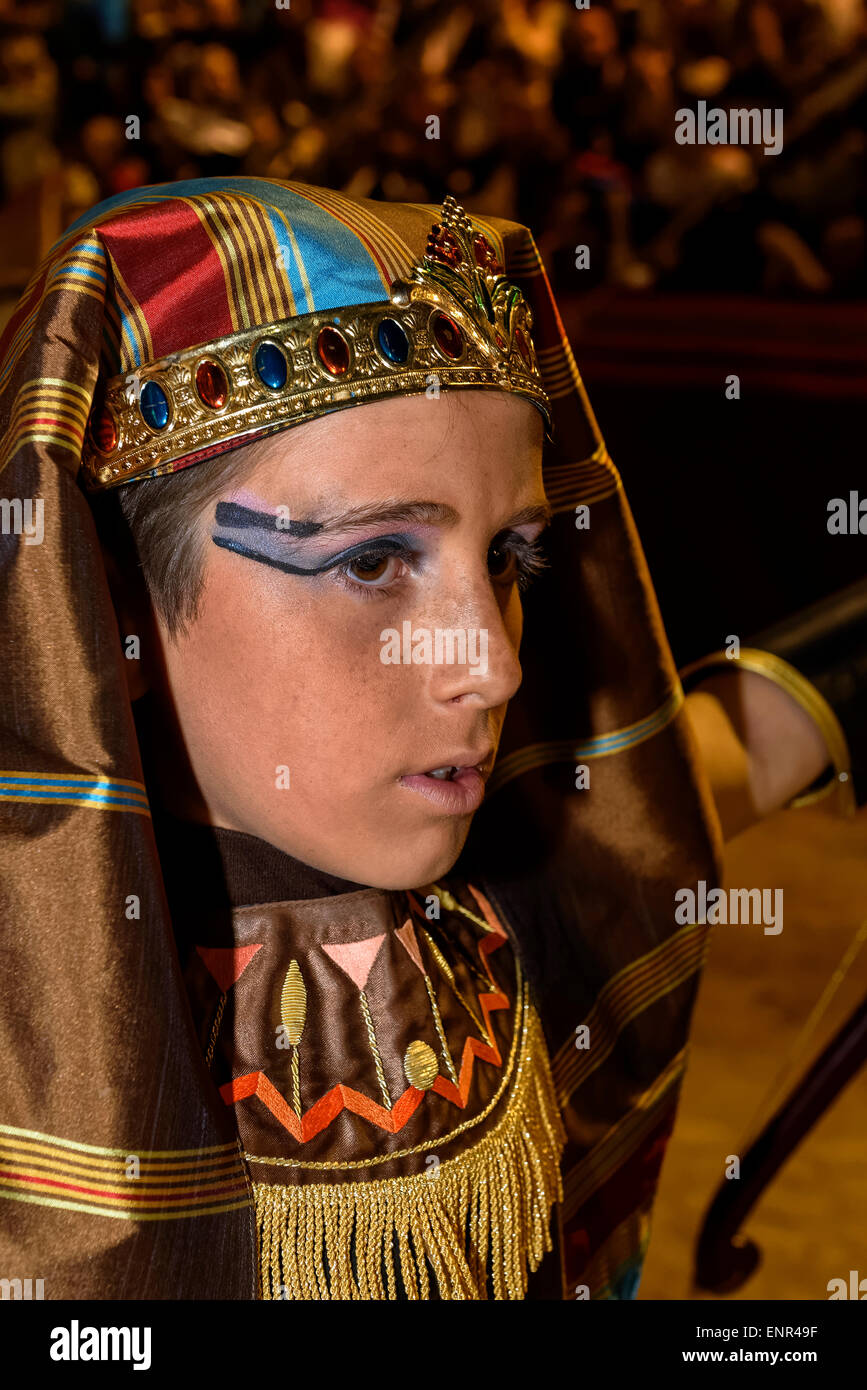 Good Friday procession of Semana Santa (Holy week) in Lorca, province ...
