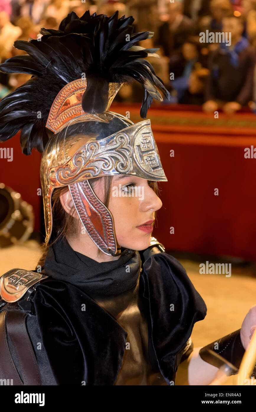 Good Friday procession of Semana Santa (Holy week) in Lorca, province ...