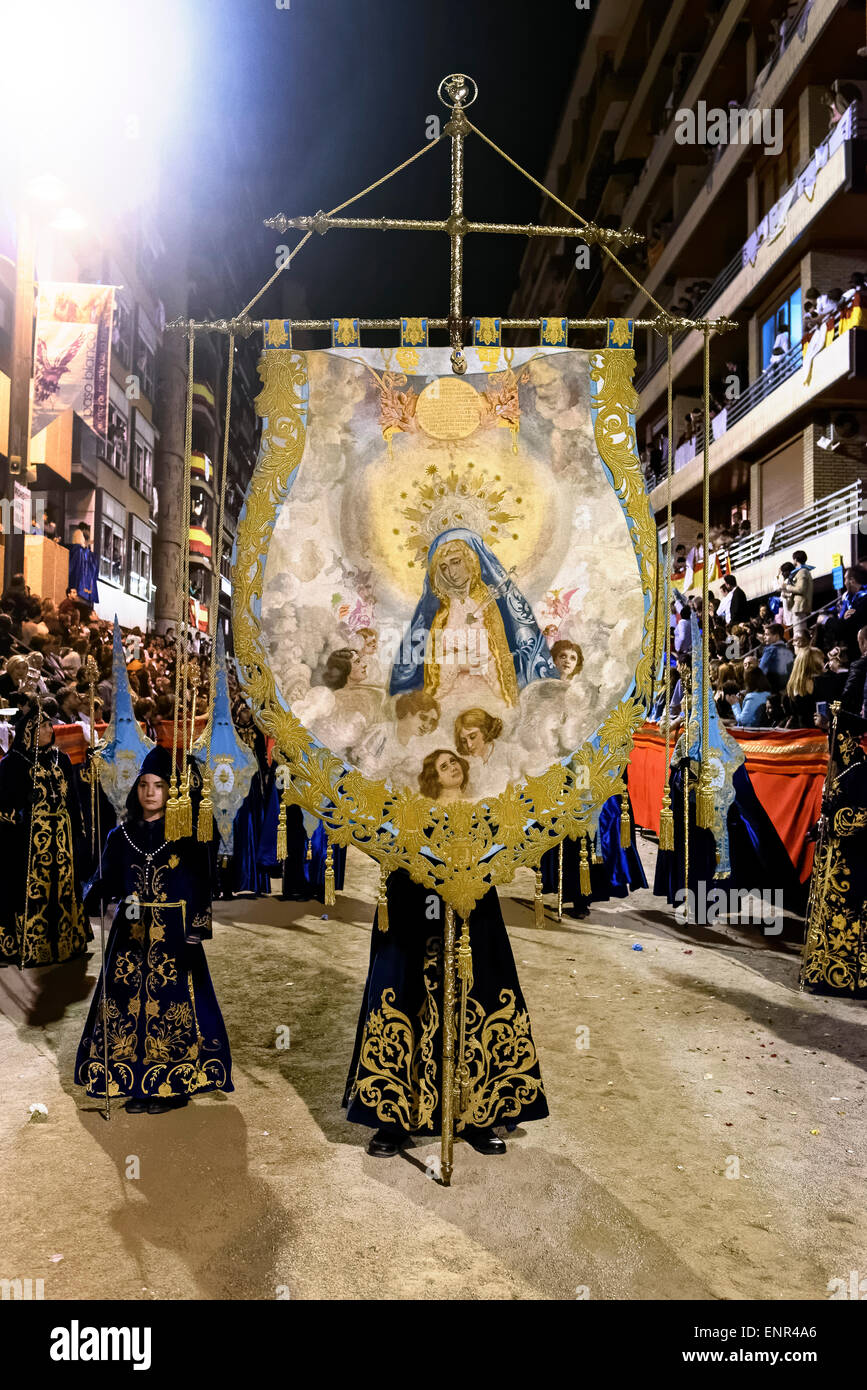 Good Friday procession of Semana Santa (Holy week) in Lorca, province ...