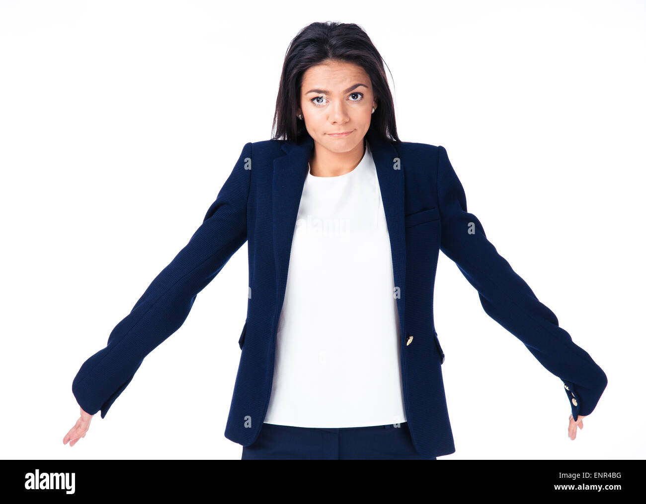 Indifferent young lady looking camera hi-res stock photography and ...