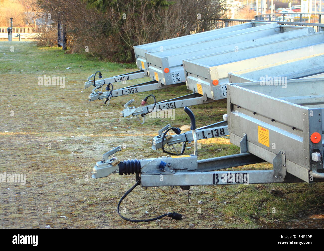 Cargo trailers hi-res stock photography and images - Alamy
