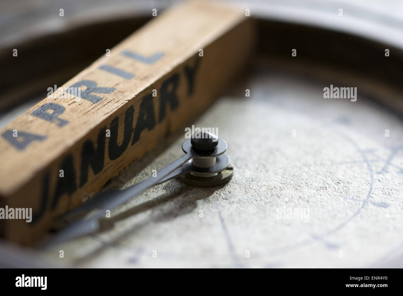 concept of age, of time and of years that passing quickly Stock Photo ...