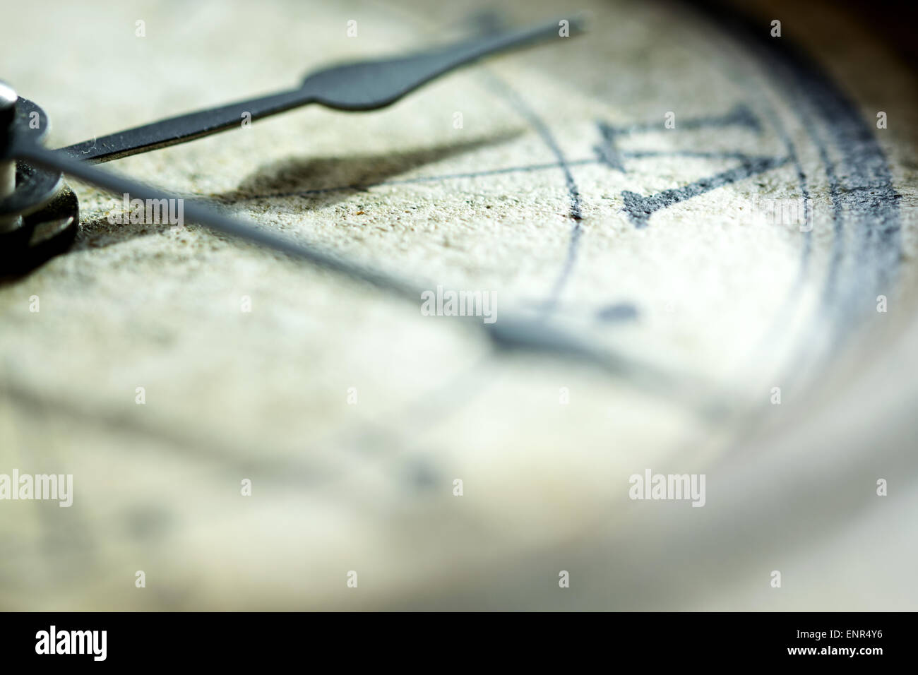 the scan of the time through a vision of the clock Stock Photo - Alamy