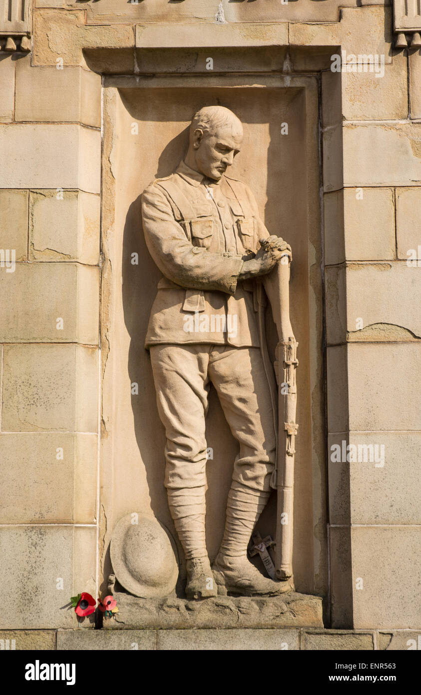 The First World War memorial at Burslem, Stoke-on-Trent, in ...
