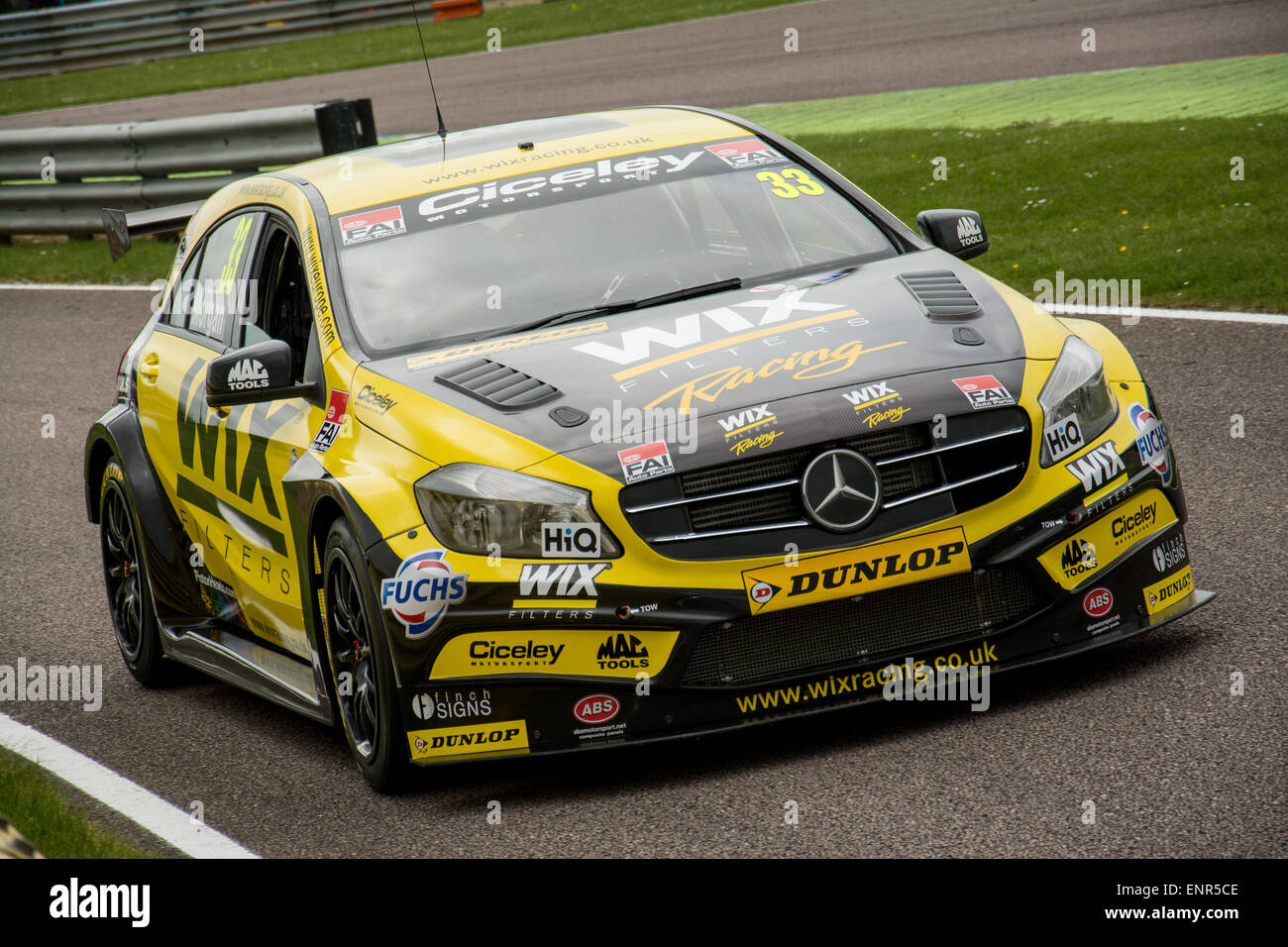 Thruxton, Andover, HAMPSHIRE, UK. 10th May, 2015. Adam Morgan and WIX ...