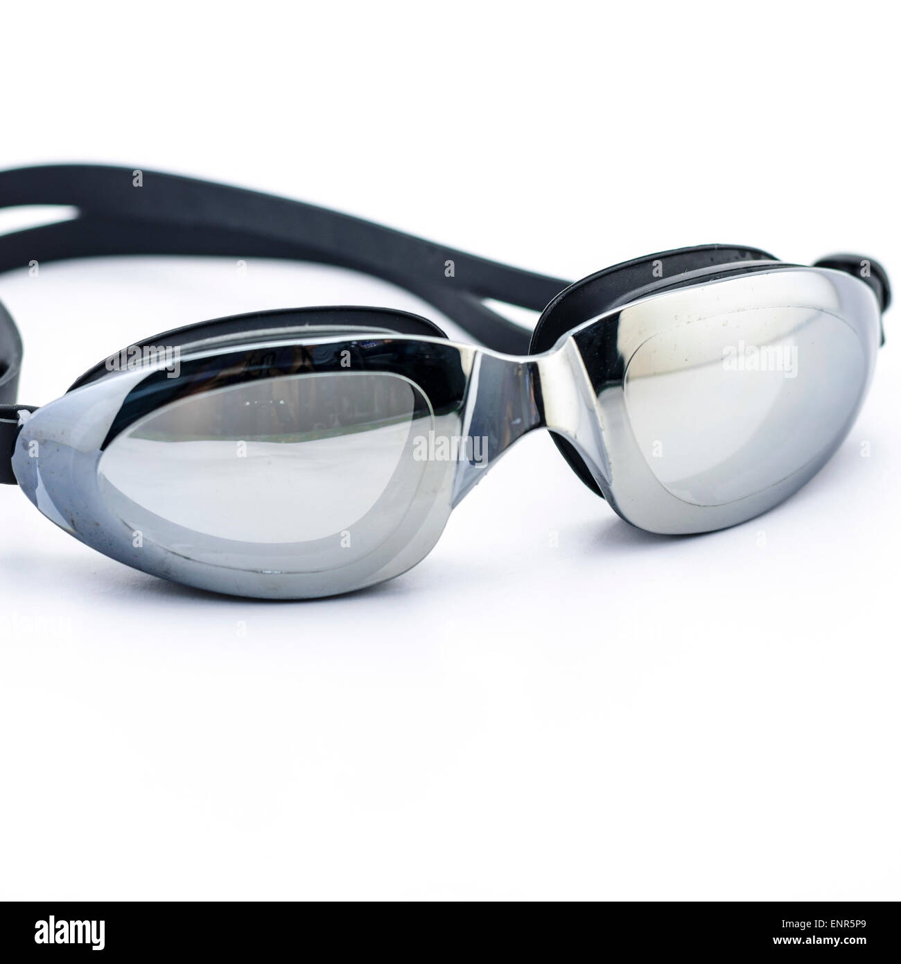 swimming goggles isolated on white background Stock Photo - Alamy