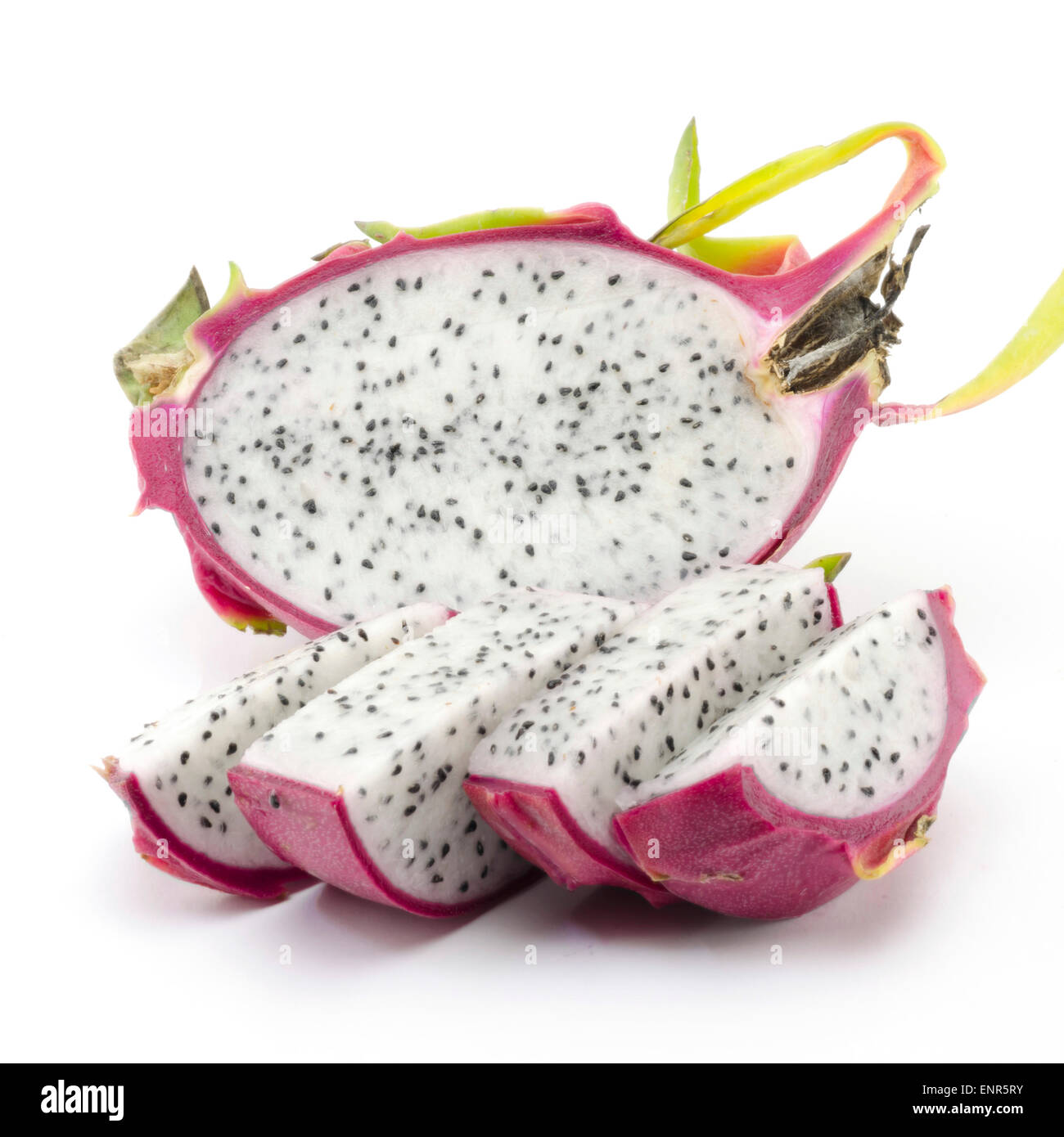dragon fruit isolated on white background Stock Photo - Alamy