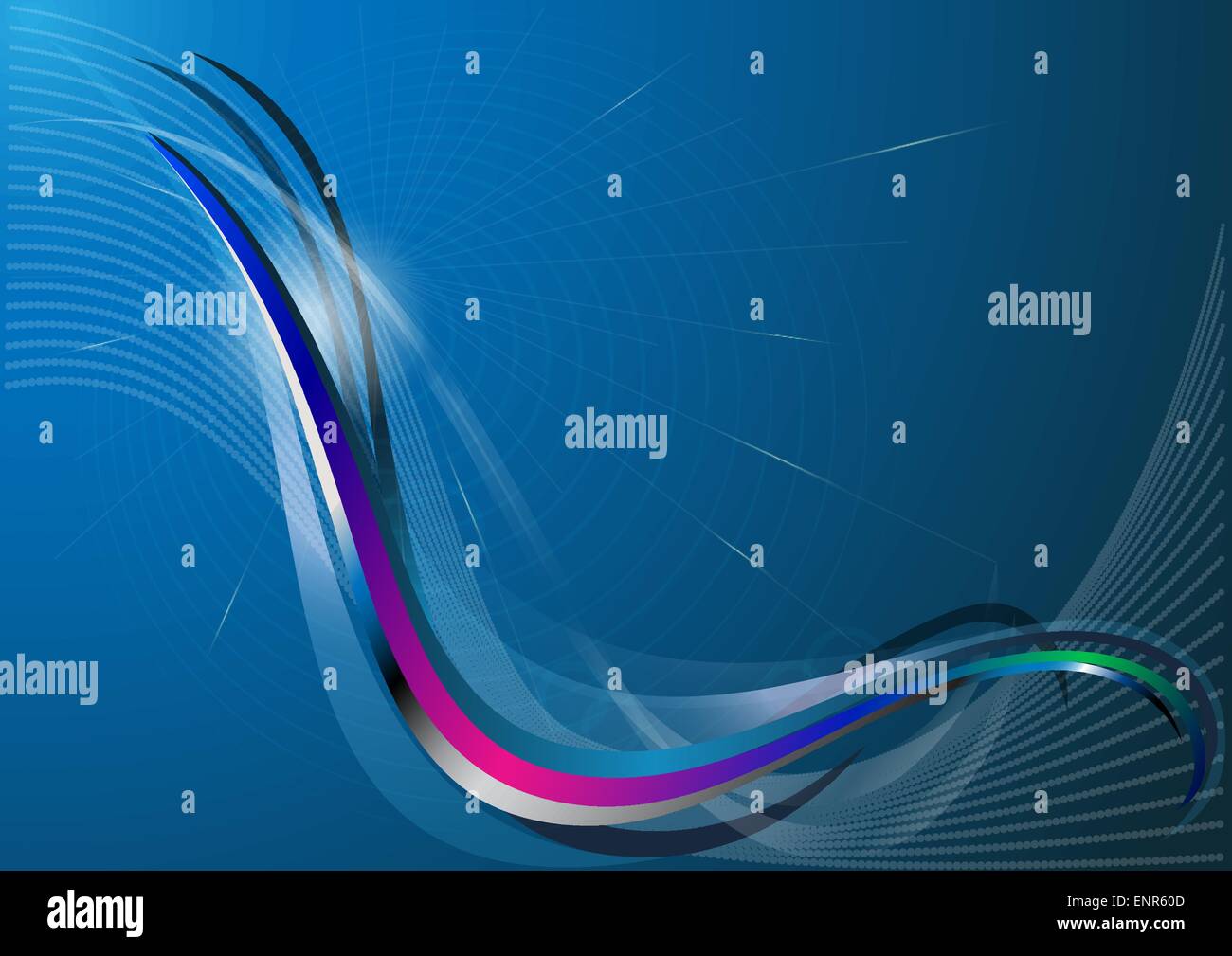 Banner abstract rainbow waves Stock Vector Images - Alamy