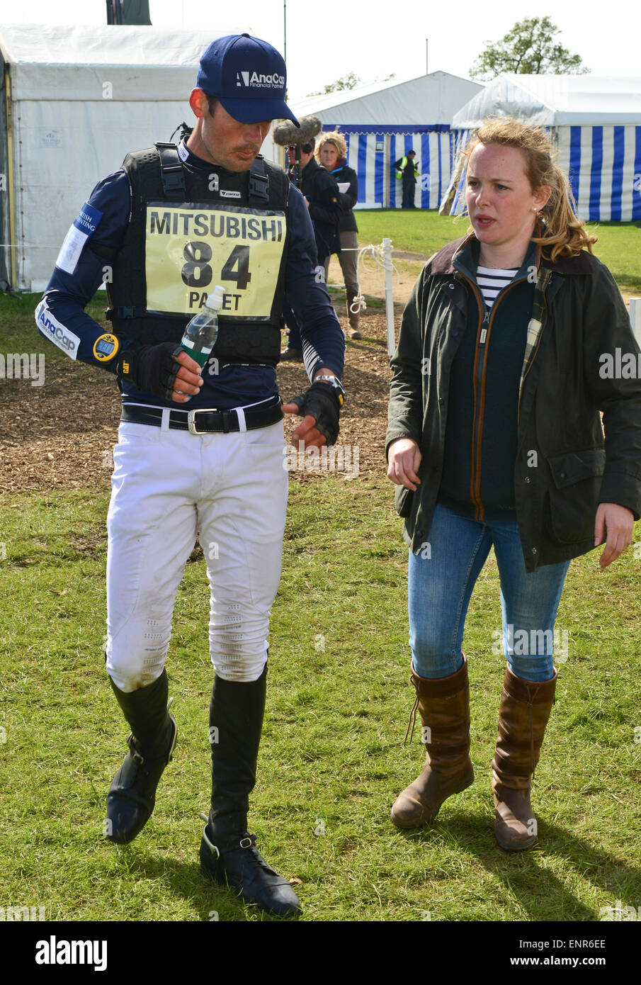 Jonathan Paget at the end of the cross country event at the Mitsubishi ...