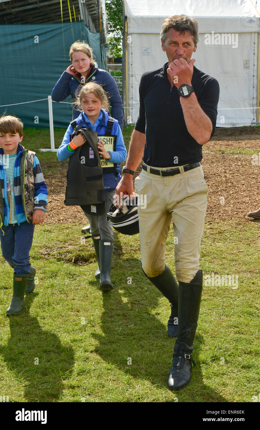 Andrew Nicholson at the end of the cross country event at the ...