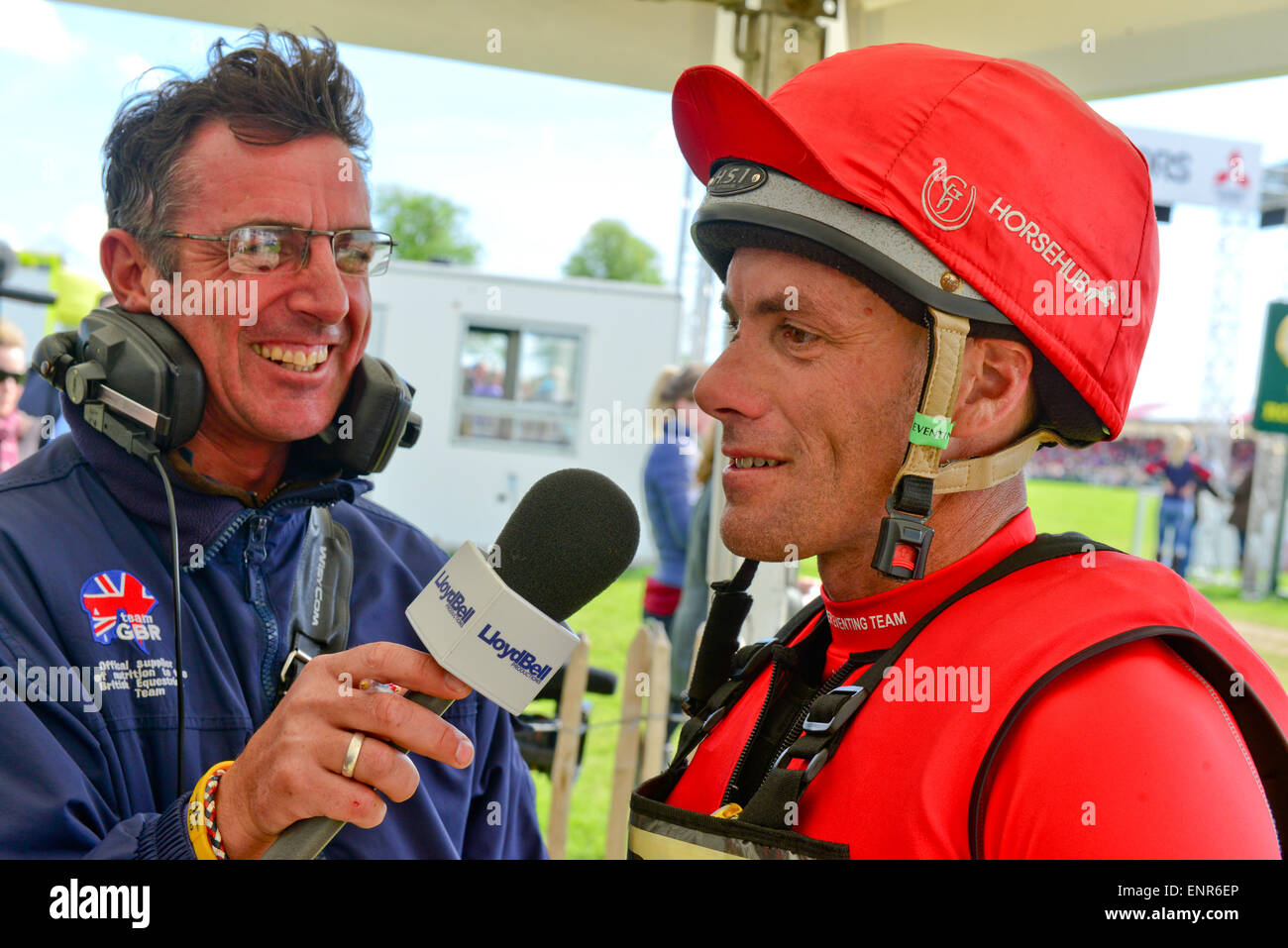 Paul Tapner at the end of the cross country event at the Mitsubishi ...