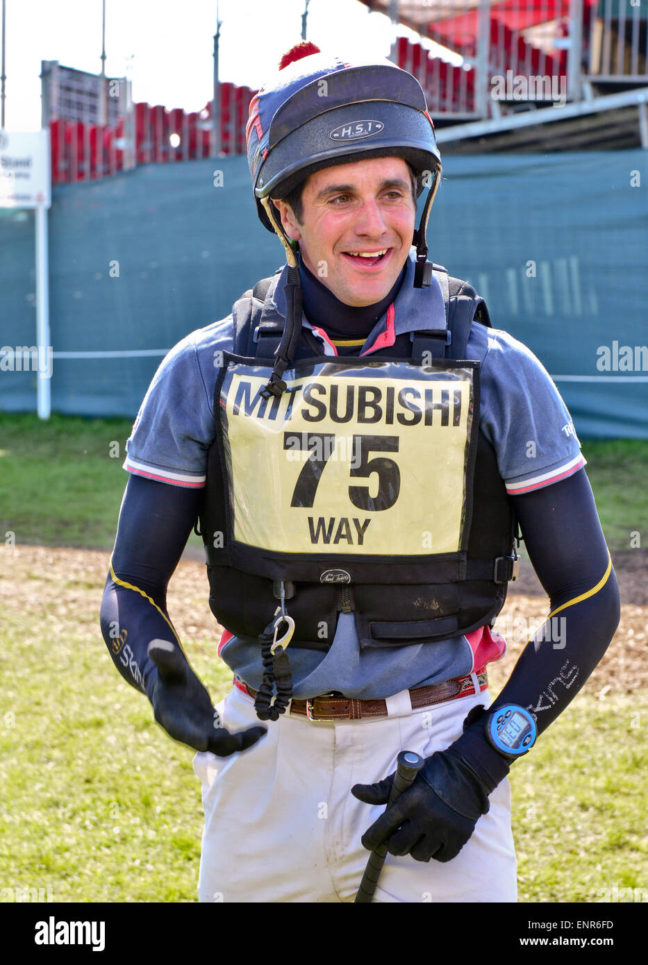 Ben way at the end of the cross country event at the Mitsubishi Motors ...