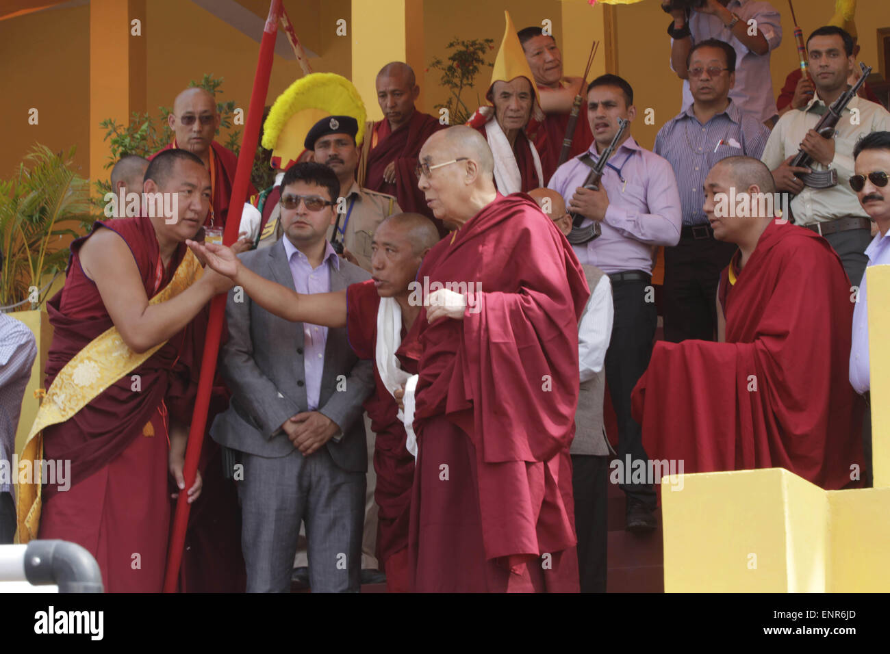 Dharamshala, India. 10th May, 2015. Sidhbari (Dharamshala): His ...