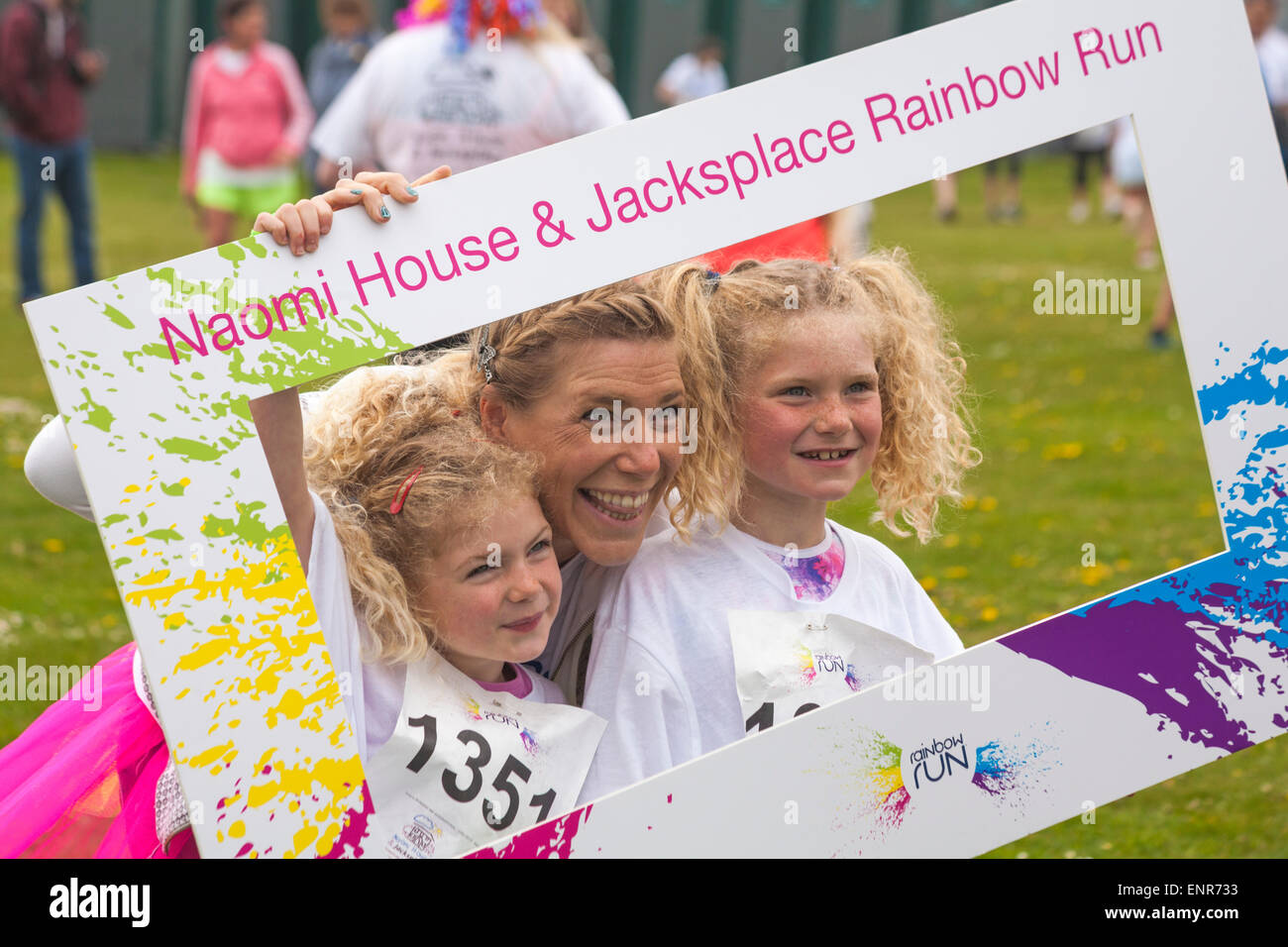 Poole, Dorset, UK. 10th May, 2015. Dorset’s first Rainbow Run takes ...