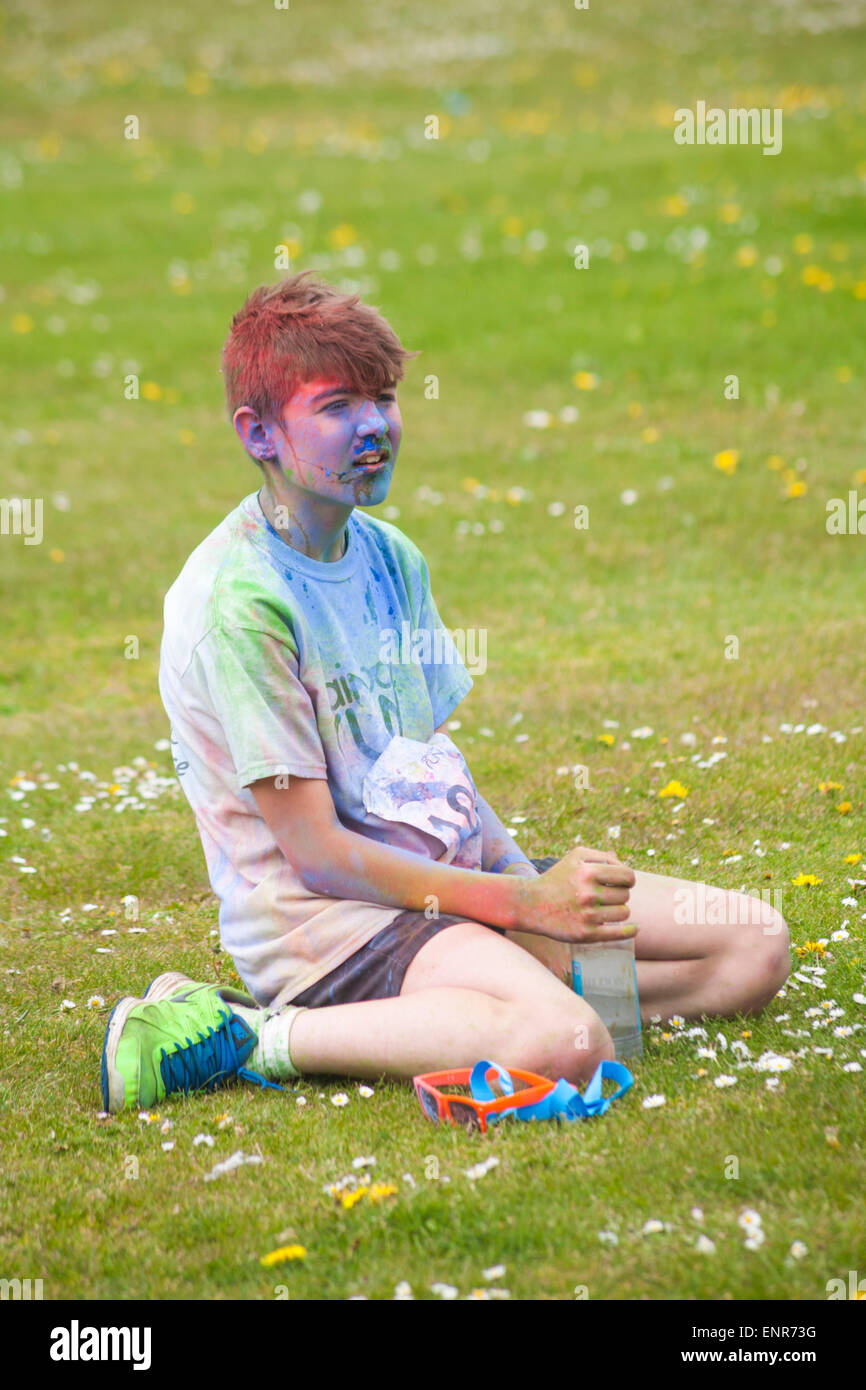 Poole, Dorset, UK. 10th May, 2015. Dorset’s first Rainbow Run takes ...