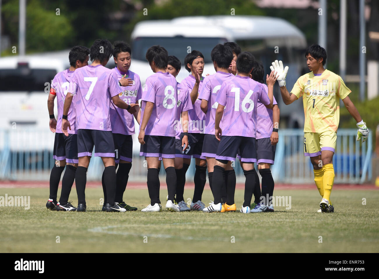 Mitsuzawa stadium, Kanagawa, Japan. 10th May, 2015. MYFC/Fujieda MYFC ...